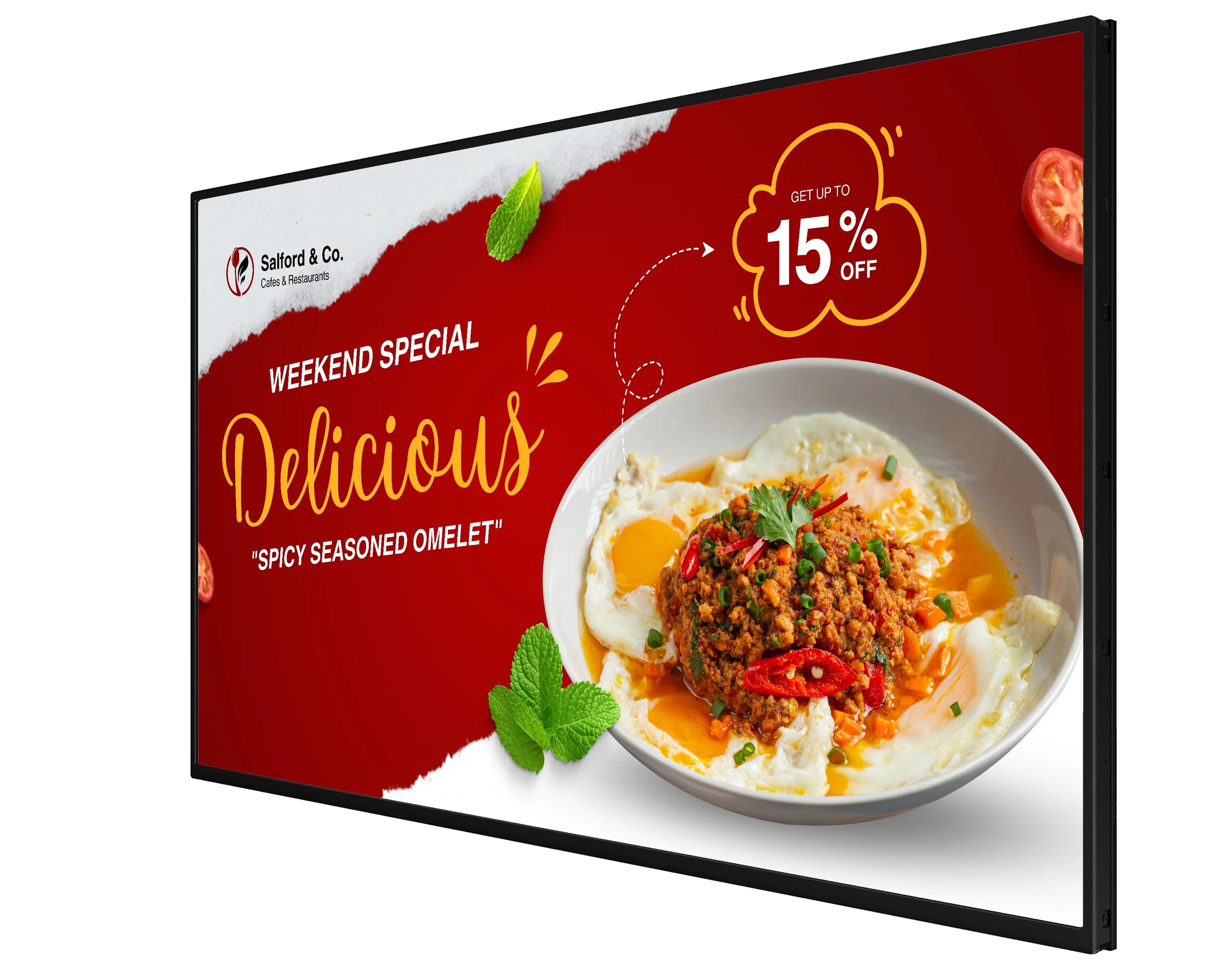 Digital Menu Boards - Digital Menu For Takeaways — Screen Moove