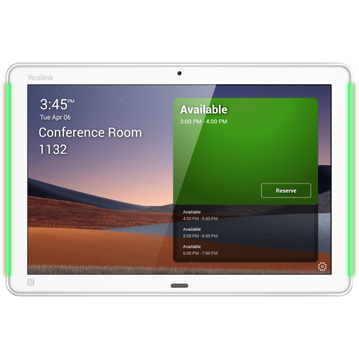 Yealink ROOMPANELW+ 10.1" Room Booking Panel Plus For Microsoft Teams ...