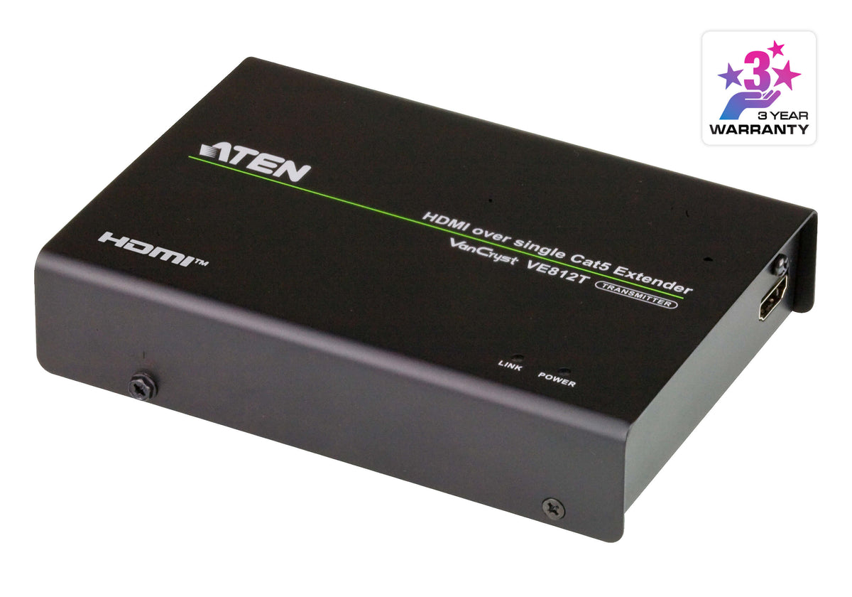 Aten HDMI HDBaseT Transmitter (4K@100m) (HDBaseT Class A) | VE812T-AT ...