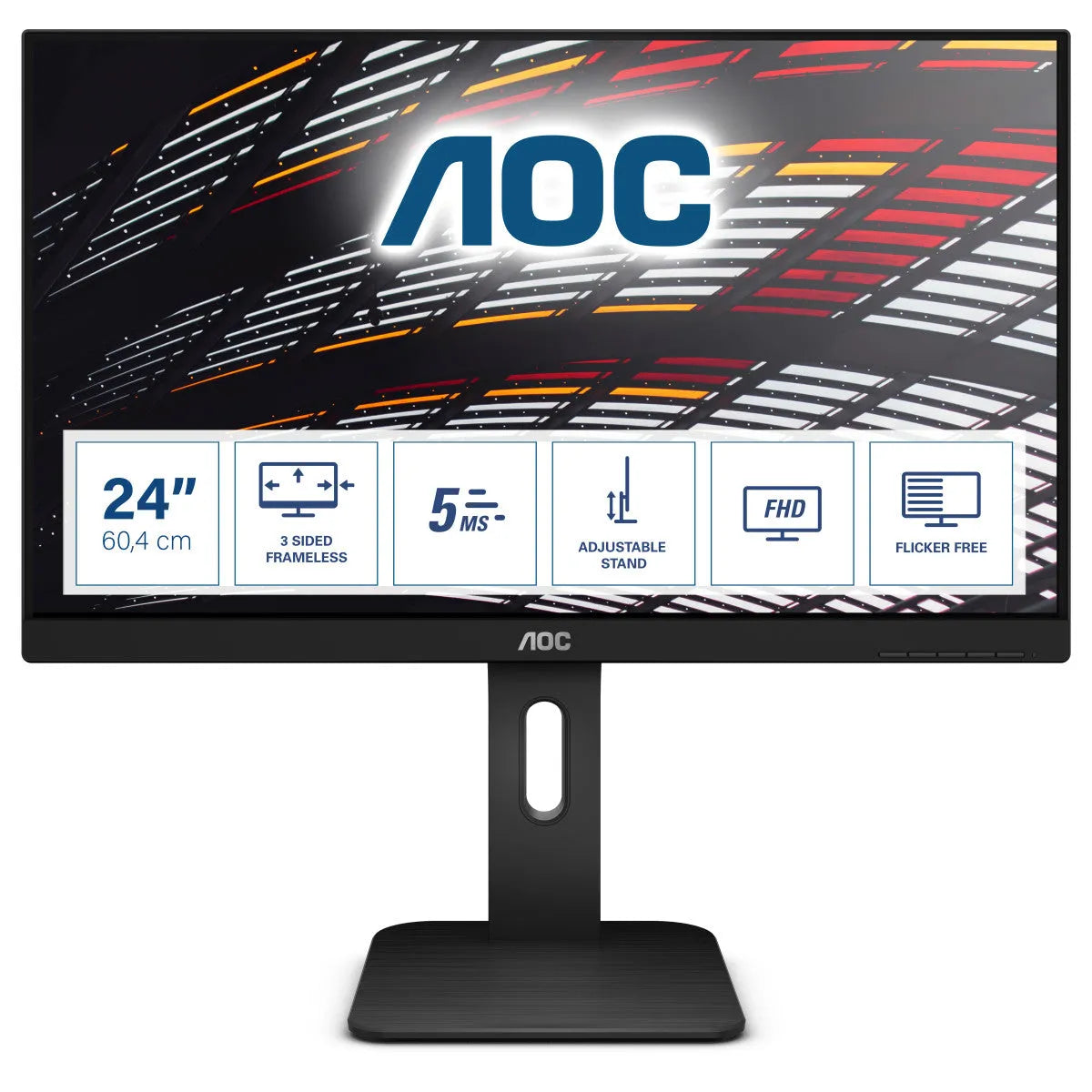 AOC 24P1 24 Inch 60Hz 5ms Full HD LED Monitor — Screen Moove